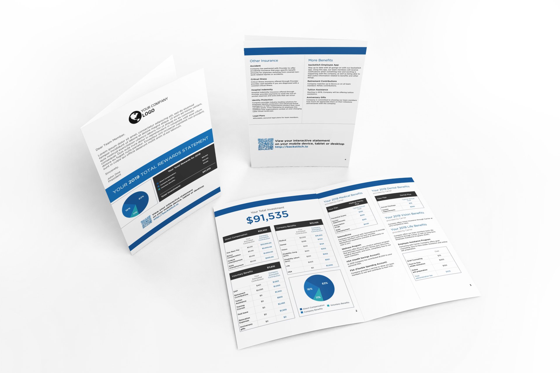 Total Reward Statement Examples & Templates | backstitch Total Reward Statement Examples & Templates | backstitch